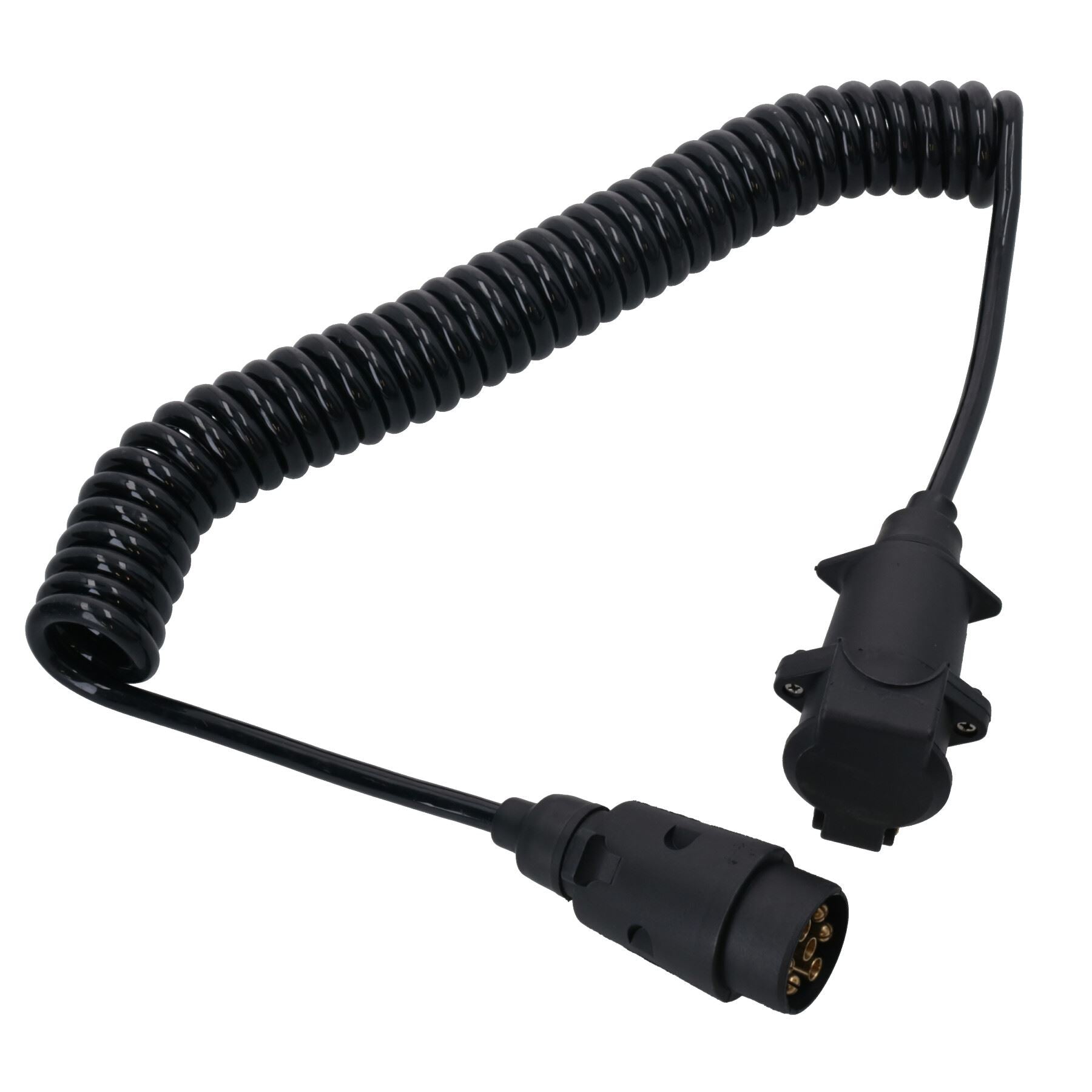 Trailer Caravan Electrics Extension Lead Male to Female 7 Pin Plug / S ...