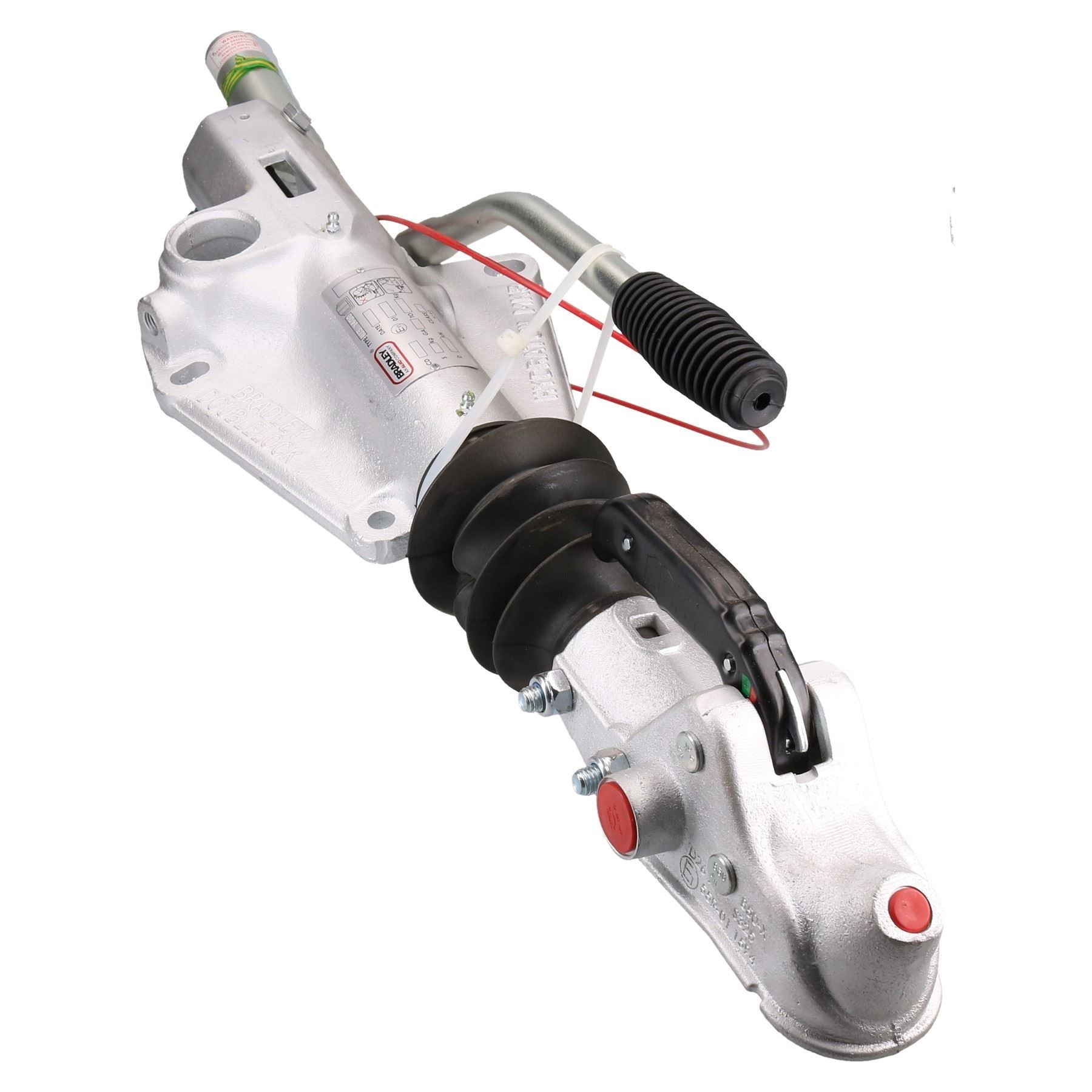 Trailer Braked Hitch Coupling with LOCK 1400kg Bradley 50mm Tow Ball B ...