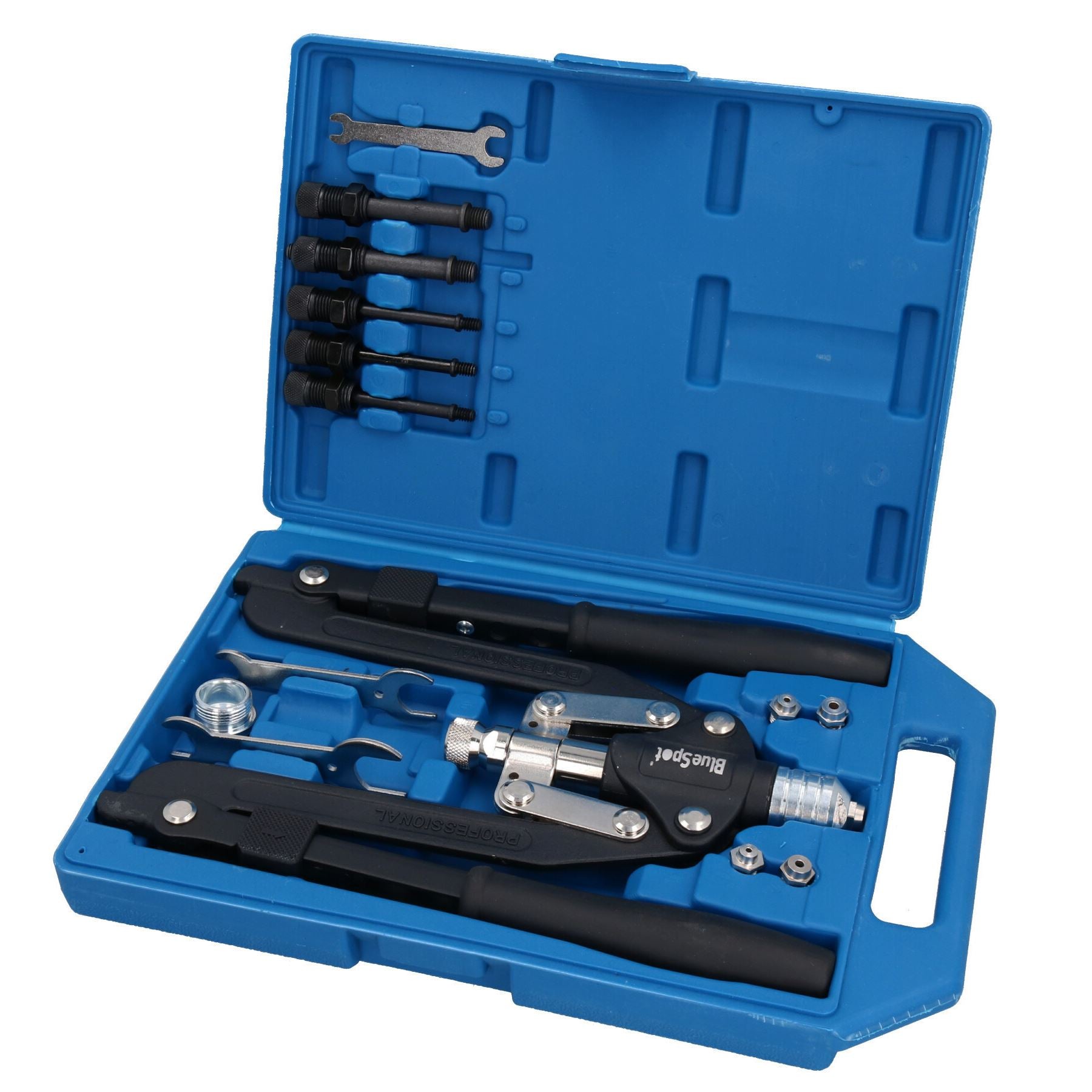 Heavy Duty Long Arm Hand Nut Riveter Riveting Nut Sert Tool + Pop Rive ...