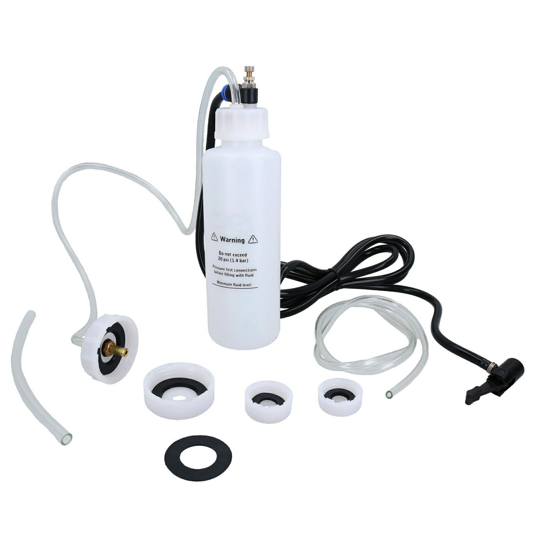 Vehicle Brake and Clutch Bleed Bleeder Easy Bleeding Kit One Handed Op ...