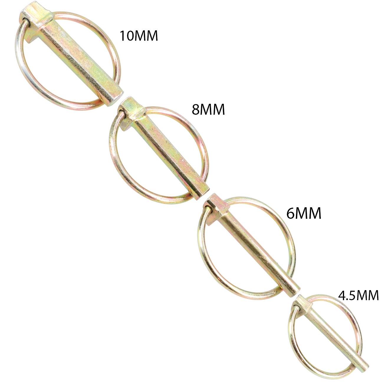 Lynch Pins Clips Fasteners Linkage Locking Pins Tractors Trailers 4.5 ...