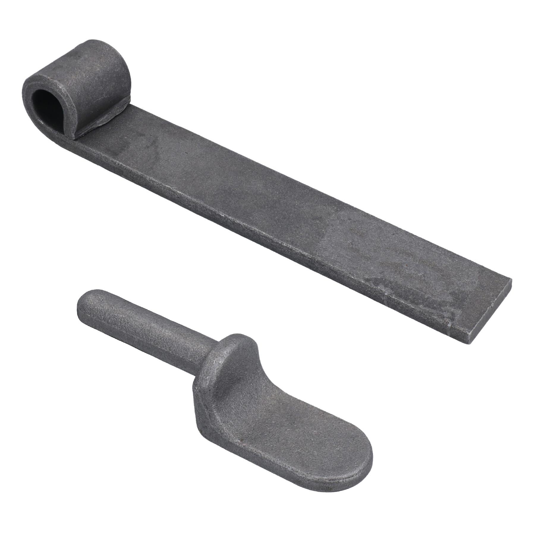 Tailgate Straight Hinge 150 x 30mm + 12.5mm Weld on Gudgeon Pin Self C ...
