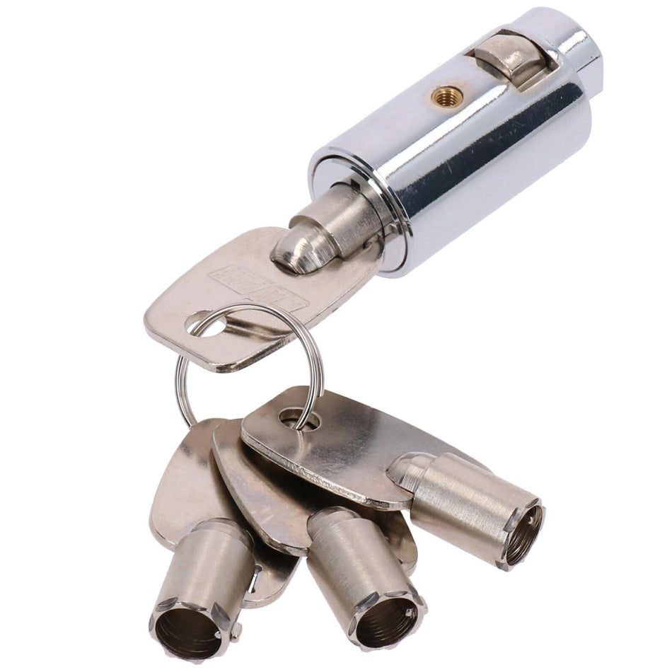 Heavy Duty Unbraked Trailer Coupling Bradley Hitch + Barrel Lock Towin ...