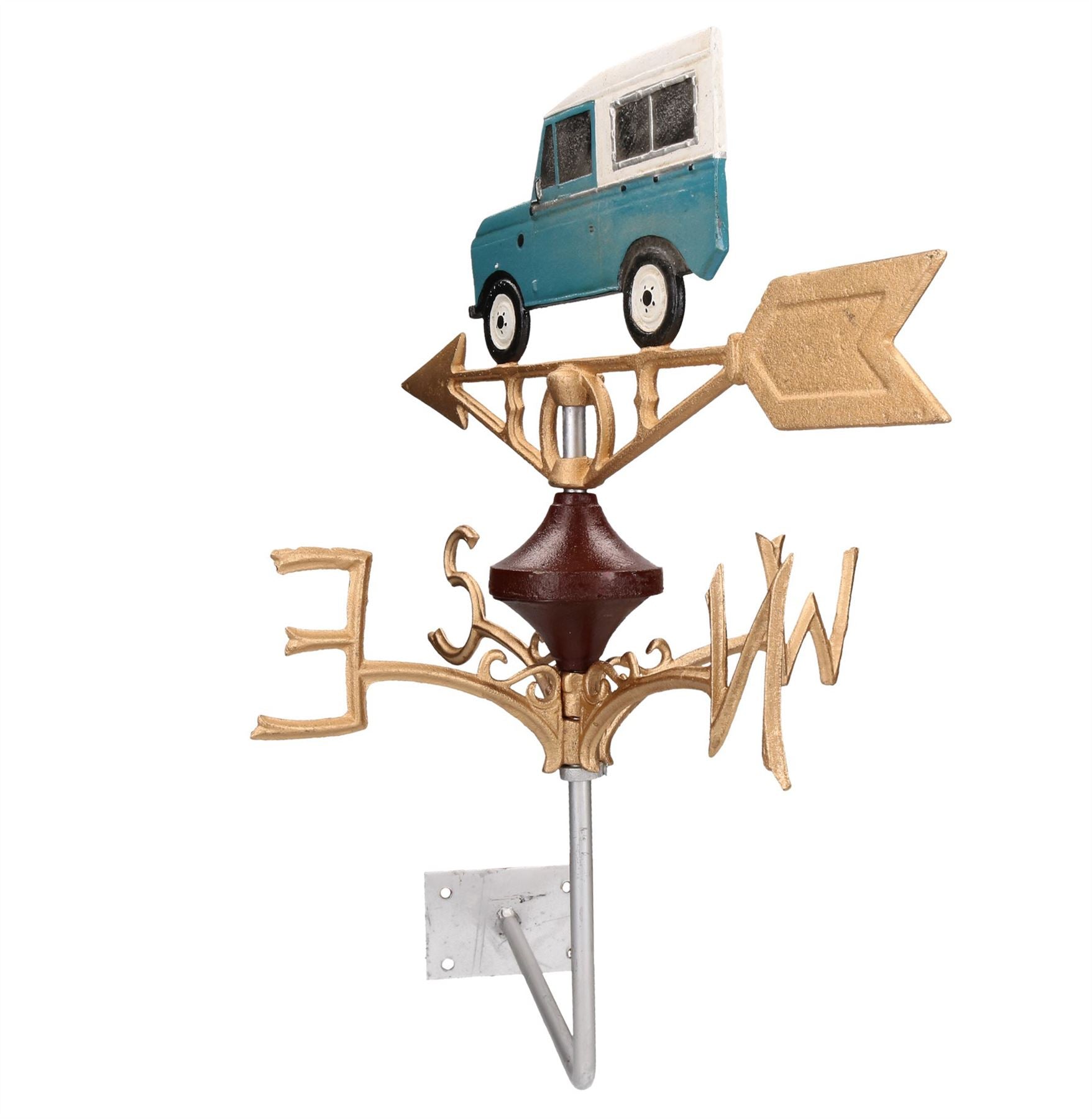 Landrover Defender Weather Vane Vain Wall Mount Gold House Roof Cast I ...