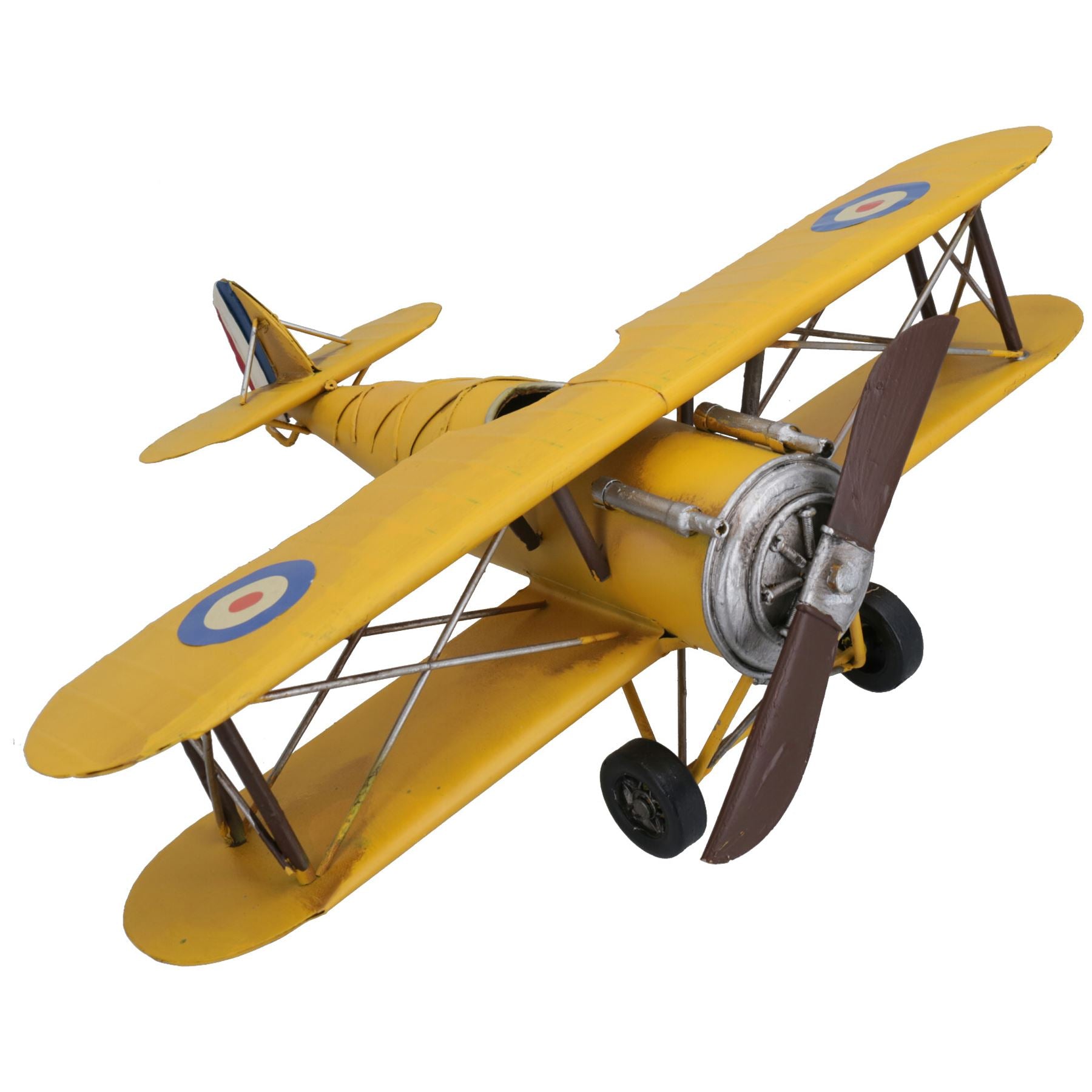 Quality Historical Metal Vintage British Biplane Metal Model Replica O ...
