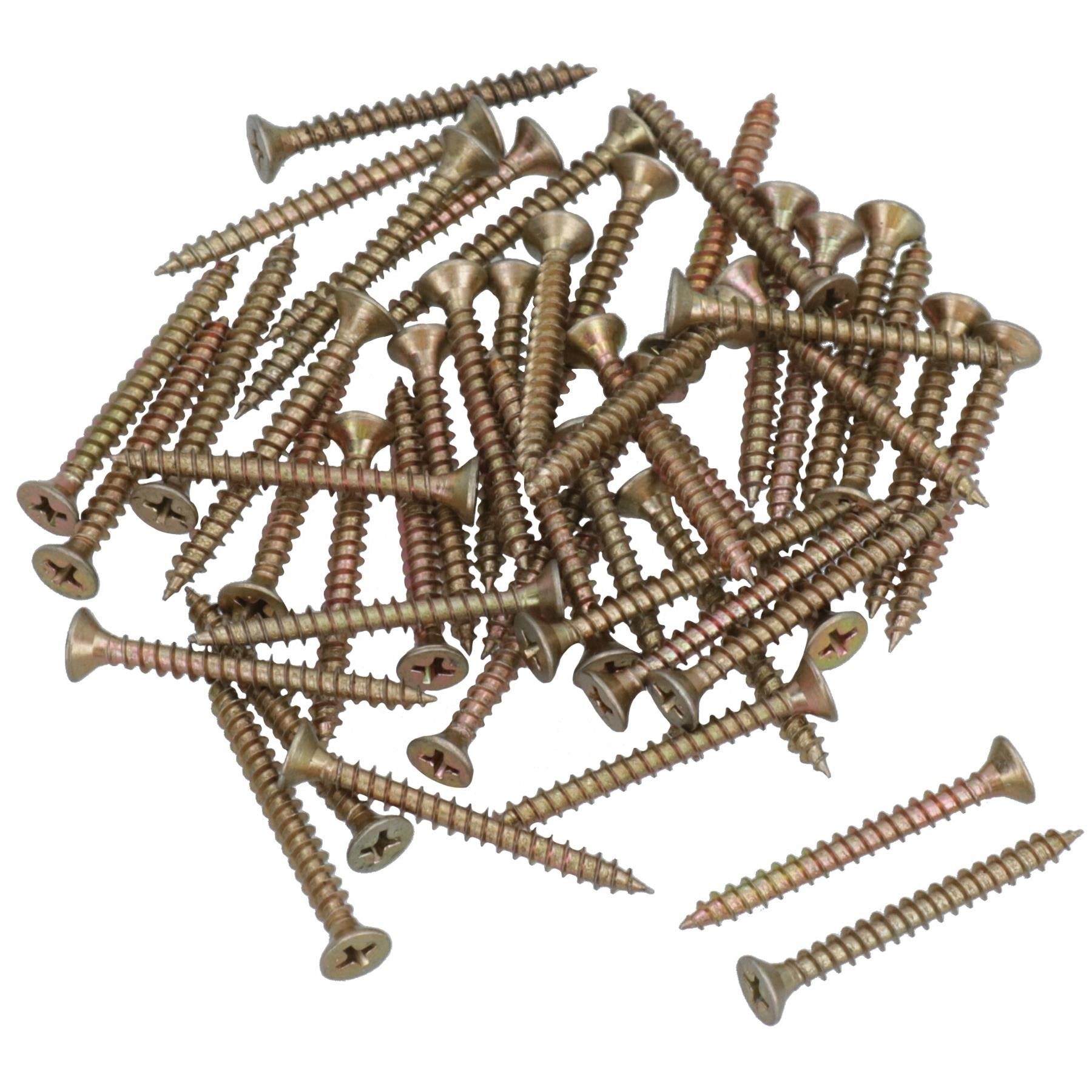 Countersunk Multi Purpose Chipboard Wood Timber Screws 35mm Long Pozi ...