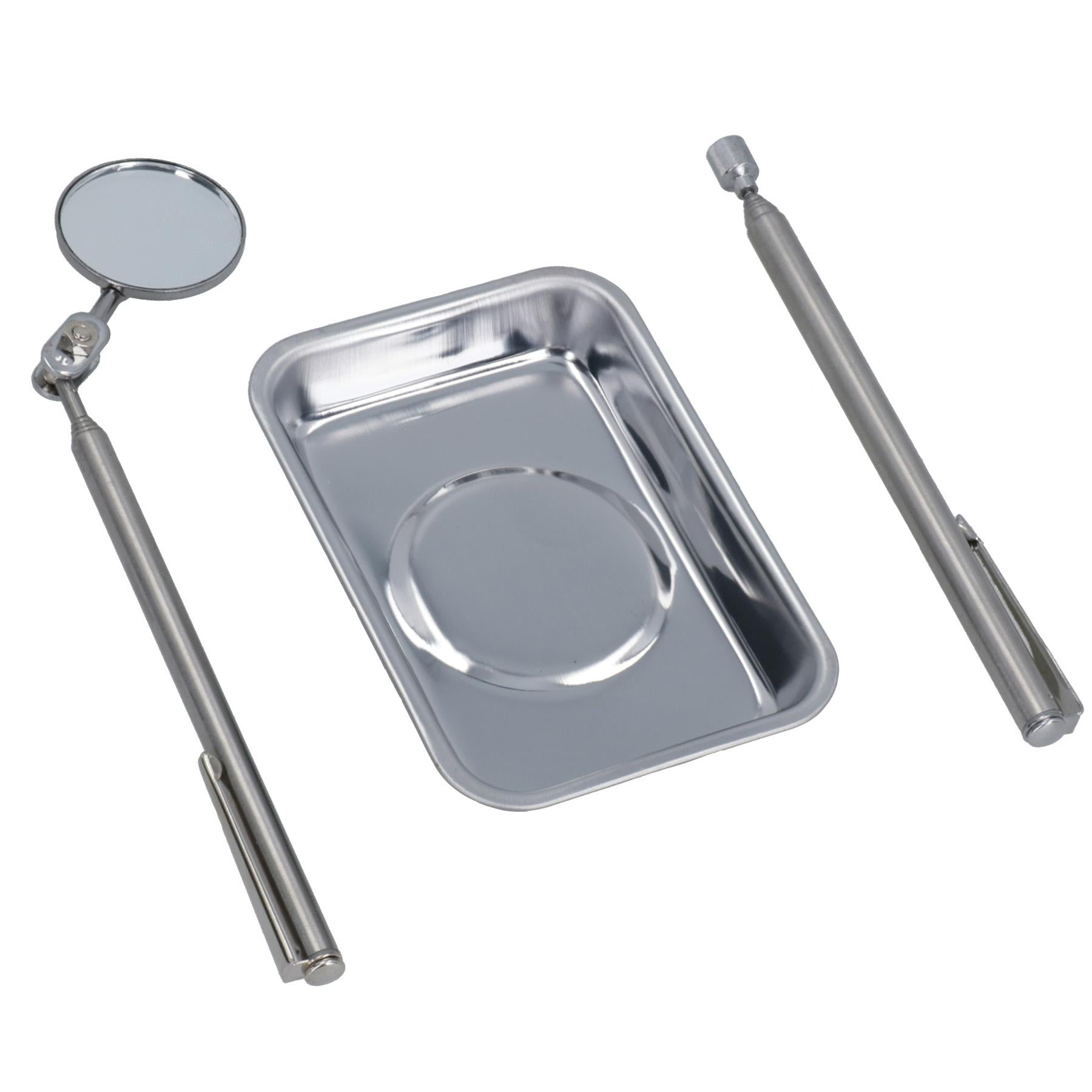 Magnetic Extendable Pick Up Tool Inspection Mirror Stainless Steel Par ...