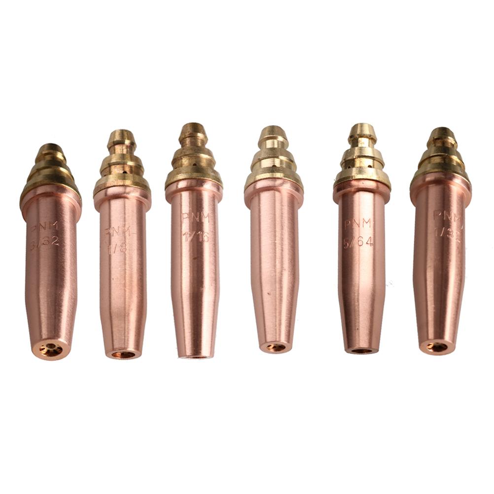 PNM Oxy Propane Gas Cutting Nozzle Tip Standard length 1/32"-1/8" 3 ...